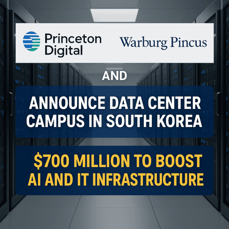 Princeton Digital e Warburg Pincus anunciam campus de data center na ...
